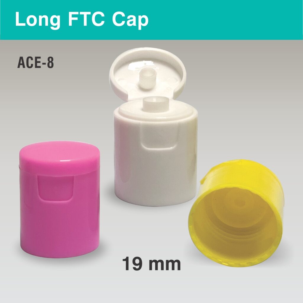 19mm Long Flip Top Cap (FTC) - 19 mm – ACE -8 | Regent Plast