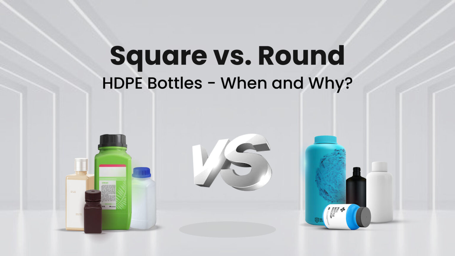 Square vs. Round HDPE Bottles When and Why? - Regent Plast