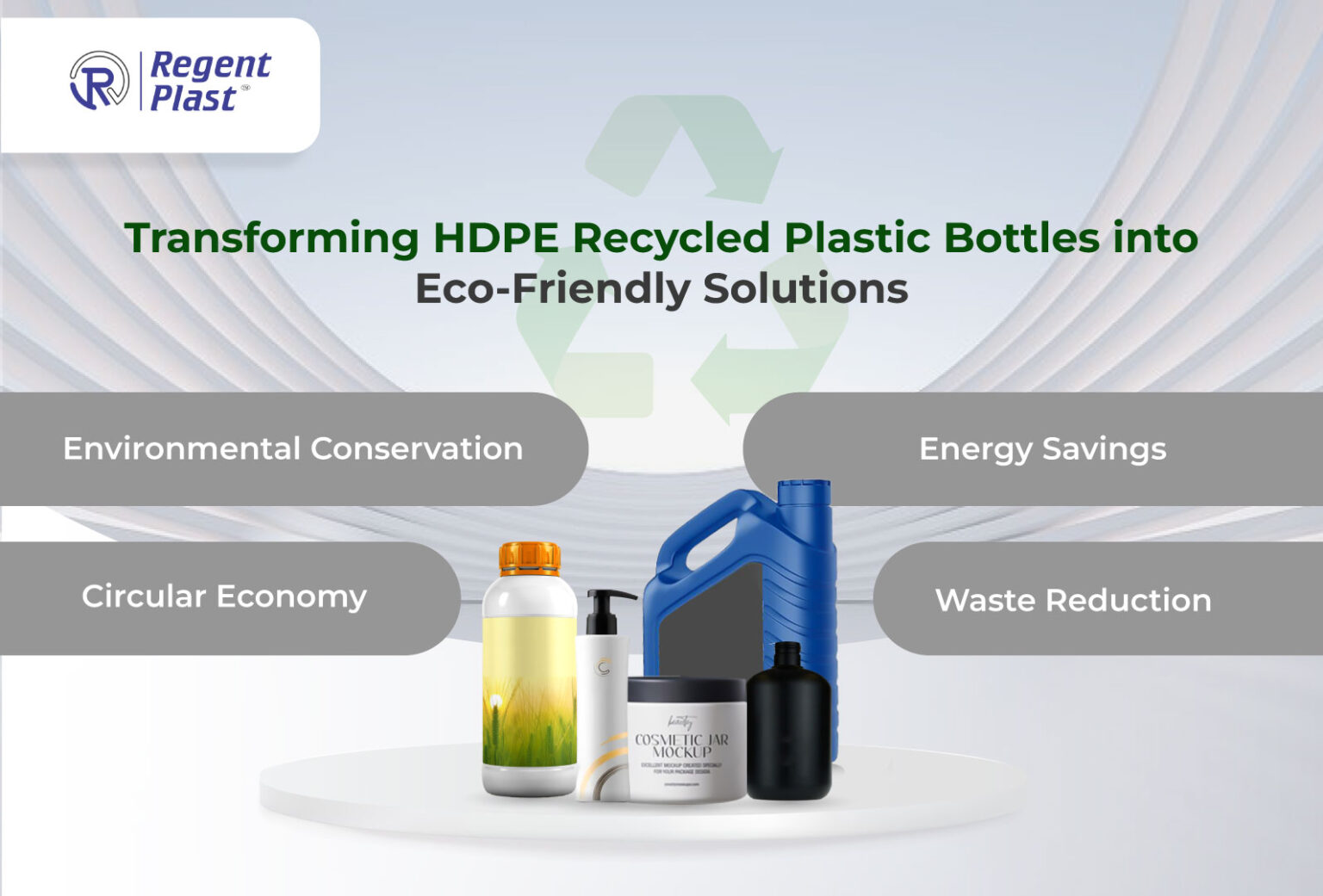 Turning HDPE Recycled Bottle into Eco Solutions-Regent Plast